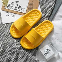 2021 summer solid color sandals for couples indoor bathing waterproof non-slip slippers soft and durable flip-flops