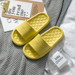 2021 summer solid color sandals for couples indoor bathing waterproof non-slip slippers soft and durable flip-flops