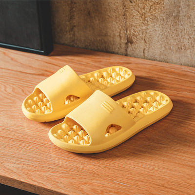 2021 summer new unisex solid color bathroom slippers indoor non-slip home hollow leaking quick-drying sandals hole shoes