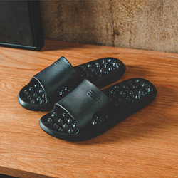 2021 summer new unisex solid color bathroom slippers indoor non-slip home hollow leaking quick-drying sandals hole shoes