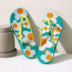 Flip-flops summer fashion outdoor wear beach shoes midsole sun flower women sandals and bathroom slippers