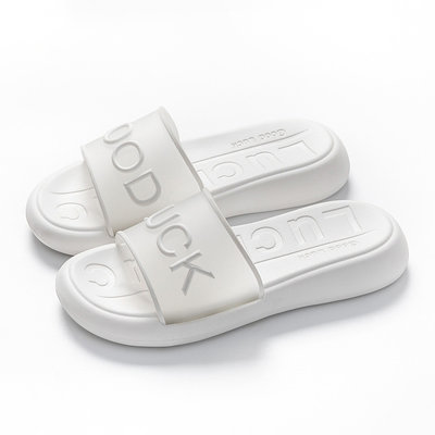 New fashion slippers women home letters transparent design bathroom non-slip sandals summer outdoor wholesale