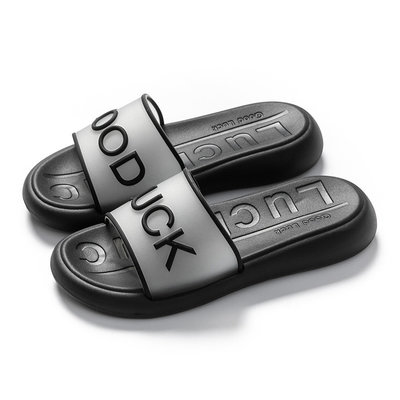 New fashion slippers women home letters transparent design bathroom non-slip sandals summer outdoor wholesale