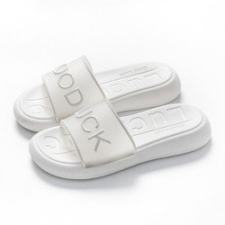 New fashion slippers women home letters transparent design bathroom non-slip sandals summer outdoor wholesale