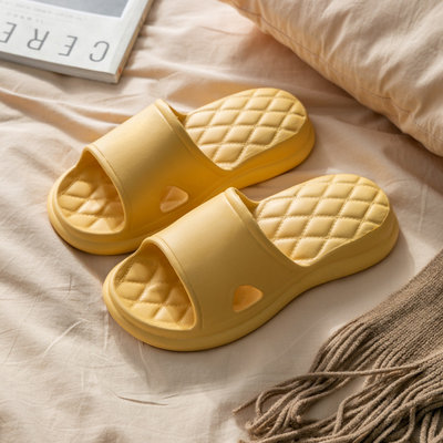Summer indoor couple slippers bathroom waterproof non-slip sandals simple and comfortable thick-soled slippers