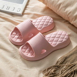 Summer indoor couple slippers bathroom waterproof non-slip sandals simple and comfortable thick-soled slippers