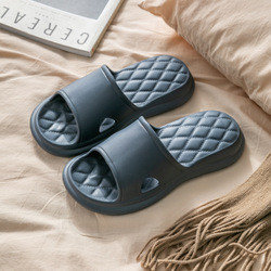 Summer indoor couple slippers bathroom waterproof non-slip sandals simple and comfortable thick-soled slippers