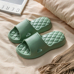 Summer indoor couple slippers bathroom waterproof non-slip sandals simple and comfortable thick-soled slippers