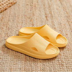 Wholesale solid color unisex slippers summer household bathroom non-slip thickened soft bottom casual sandals