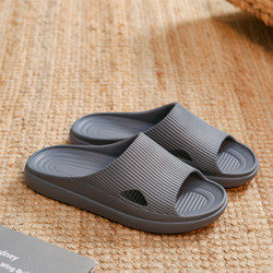 Wholesale solid color unisex slippers summer household bathroom non-slip thickened soft bottom casual sandals