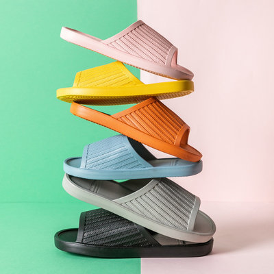 New Design Men Comfortable EVA Non-slip Candy color High Quality Slipper women Bathroom Summer solid color Durable sandal