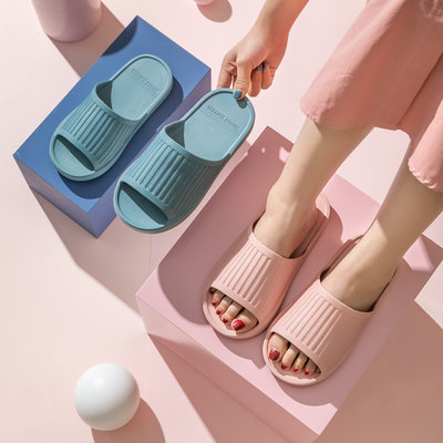 New Design Men Comfortable EVA Non-slip Candy color High Quality Slipper women Bathroom Summer solid color Durable sandal
