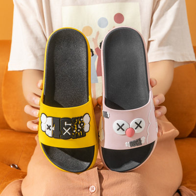 New Design Men Comfortable EVA Non-slip Candy color High Quality Slipper women Bathroom Summer solid color Durable sandal