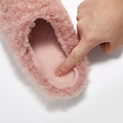 2021 autumn and winter new products fashion simple home indoor shoes couple soft plush warm slippers for men and women