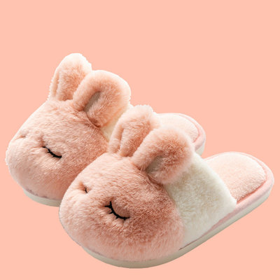 Wholesale 2021 new winter Boys And Girls home shoes PVC material lightweight Children Slippers kids fur slippers