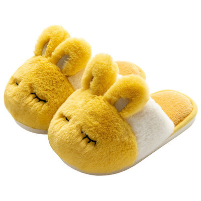 Wholesale 2021 new winter Boys And Girls home shoes PVC material lightweight Children Slippers kids fur slippers