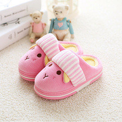 New design cute cartoon children slippers warm winter home for men and women indoor non-slip baby bedroom shoes