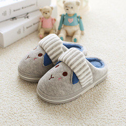 New design cute cartoon children slippers warm winter home for men and women indoor non-slip baby bedroom shoes