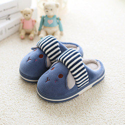 New design cute cartoon children slippers warm winter home for men and women indoor non-slip baby bedroom shoes
