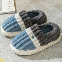 New product all-inclusive slippers women warm indoor home daily use couple winter thick bottom plush bedroom shoes