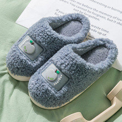 New Design wholesale Fashion Ladies fruit cute Plush Warm Slippers Winter soft Sole anti-slip home indoor shoes