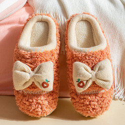 Home Comfort Warm slippers hot sale cute winter Thick Bottom Hard-Wearing and anti-slip household shoes women