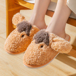 2021 Cartoon Slippers Women Cute Plush Warm Soft Home Thick Bottom Indoor Winter House Shoes Men Wholesale chunky shoes