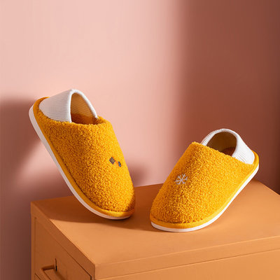 2021 hot sale autumn winter slippers elastic wrap heel warm Breathable and Sweat-Absorbent bedroom shoes