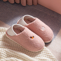 2021 hot sale autumn winter slippers elastic wrap heel warm Breathable and Sweat-Absorbent bedroom shoes