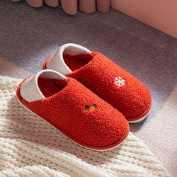 2021 hot sale autumn winter slippers elastic wrap heel warm Breathable and Sweat-Absorbent bedroom shoes