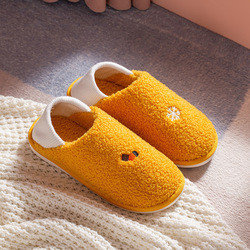 2021 hot sale autumn winter slippers elastic wrap heel warm Breathable and Sweat-Absorbent bedroom shoes