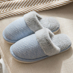 New design 2021 fashion solid color comfort warm slippers for women and male hard-wearing PVC sole winter house shoes