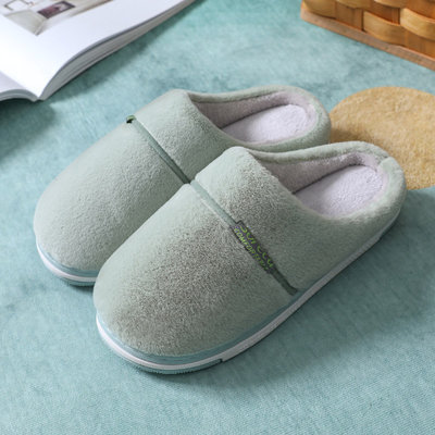 Wholesale  New Design 2021 winter Cartoon Plush Slippers women Cute Warm Anti-slip couple Home Indoor Shoes