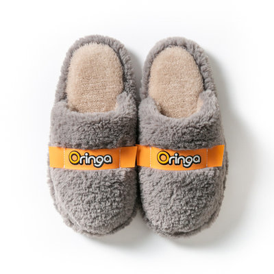 2021 New Fashion Winter Man And Woman Home Plush shoes Furry Faux Fur Slides Slippers ladies solid color slipper