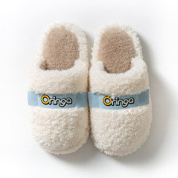 2021 New Fashion Winter Man And Woman Home Plush shoes Furry Faux Fur Slides Slippers ladies solid color slipper