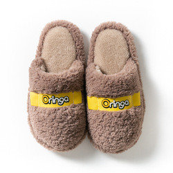 2021 New Fashion Winter Man And Woman Home Plush shoes Furry Faux Fur Slides Slippers ladies solid color slipper