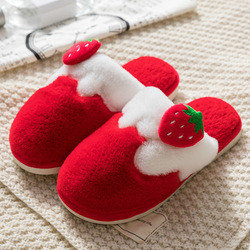 Female new 2021 winter custom indoor and outdoor  cute slippers breathable soft plush thermal shoes for women and male