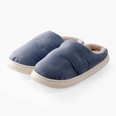 2021 New Design Down Comfortable Home Indoor Waterproof Shoes Print Letter Pattern Thermal Outdoor Snow Winter Slippers