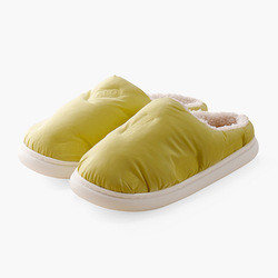 2021 New Design Down Comfortable Home Indoor Waterproof Shoes Print Letter Pattern Thermal Outdoor Snow Winter Slippers