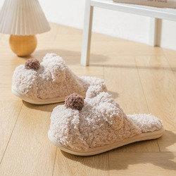 Wholesale Autumn Winter New Design Cartoon Slippers Plush Warm Soft Sole Non-Slip Home Indoor Shoes fashion dogs shoes