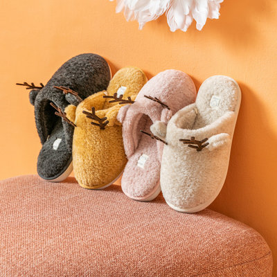 women house shoes memory foam fashion plush ladies comfortable soft casual home slippers cute house Indoor slipper