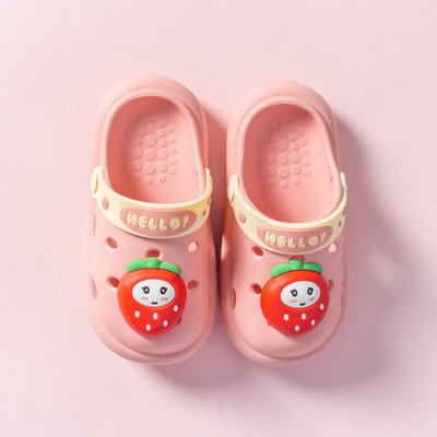 New Arrival 2021 Children cartoon house Shoes kids Sandal Babies Summer Slippers High Quality boys hole sandals