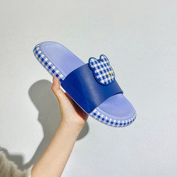 2021 summer couple's lovely rabbit slippers comfortable soft bottom non-slip house shoes lightweight casual shoes