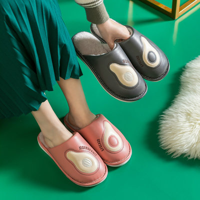 lovers winter warm comfortable plush indoor slipper customized home lady lovely sleep cartoon adult slipper