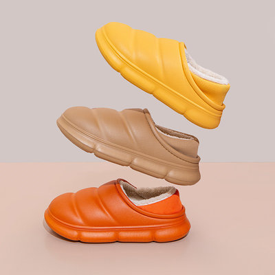 Women and Men Fur Lined Clogs Winter Warm Fuzzy House Slippers Non-Slip Garden Shoes home Indoor Outdoor slipper