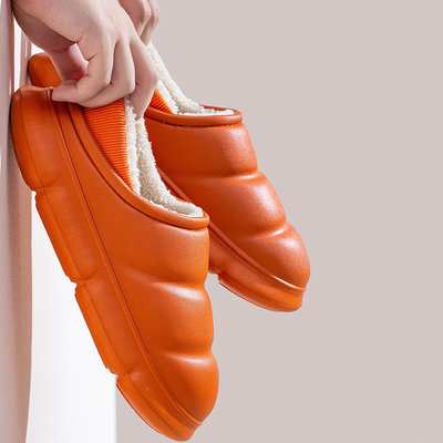 Women and Men Fur Lined Clogs Winter Warm Fuzzy House Slippers Non-Slip Garden Shoes home Indoor Outdoor slipper