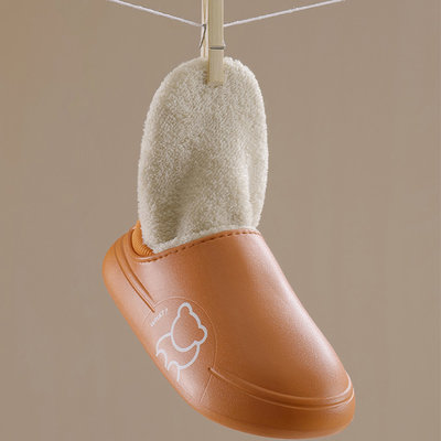 high Quality 6 colors Hot sale 2021 women's EVA bedroom closed toe slippers ladies cartoon bear house shoes