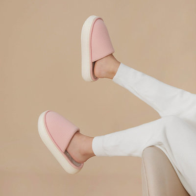 2021 Winter New Design Cute Solid Rubber Bacteriostasis Home indoor Slippers Female Thermal Non-slip house Shoes