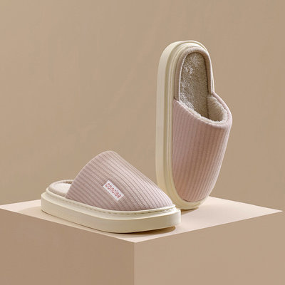 Wholesale 2021 New Spring Autumn And Winter Couple Slipper Simple style Non-slip Wear-resistant EVA Linen Home Indoor Shoes