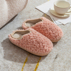 new design Home Slippers Soft Lightweight house Shoes Breathable Fluffy Plush Slippers For couple custom shoes